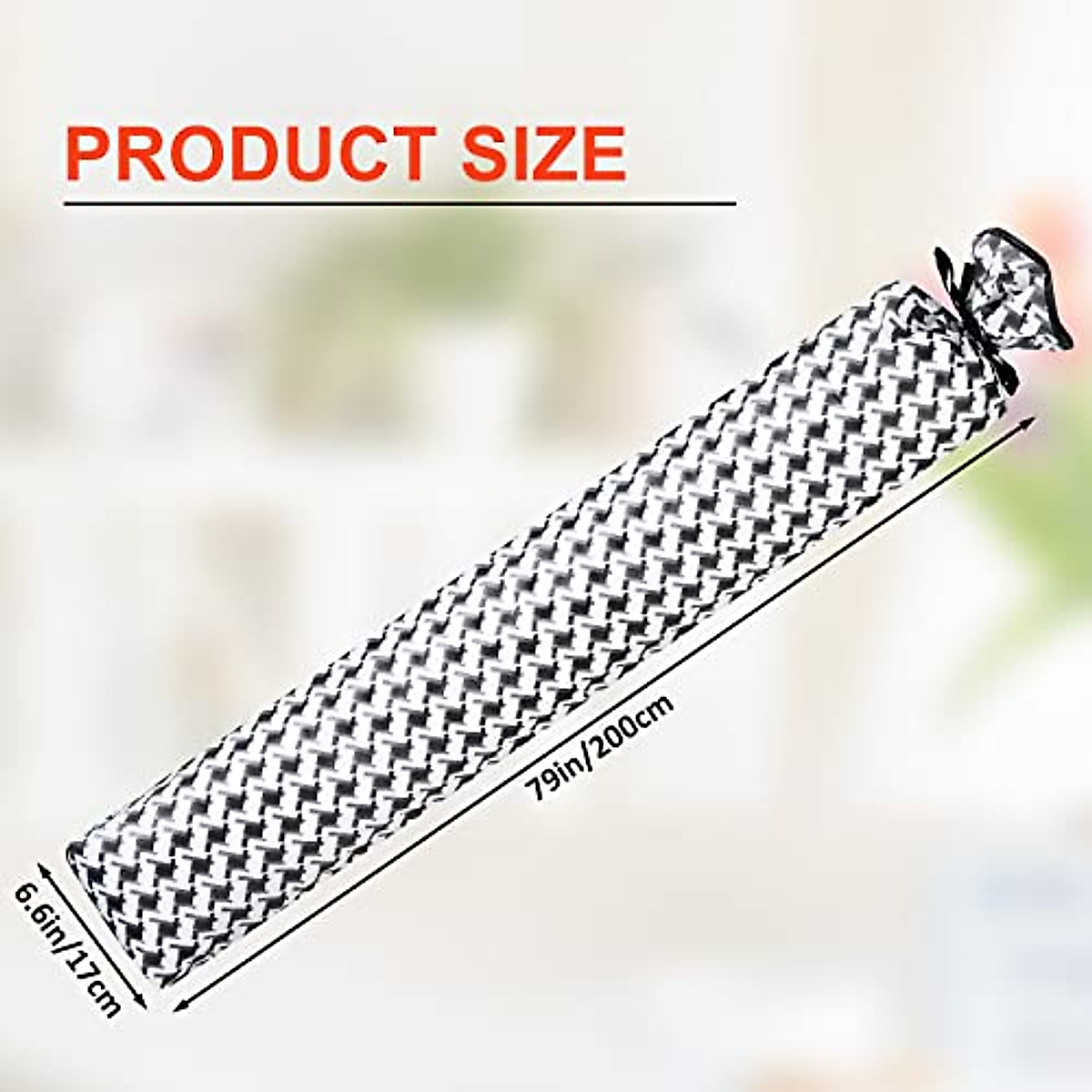 BBTO 4 Pcs Jumbo Rug Storage Bag Protection Carpet Bag 10.5 x 86 Inch Large Moving Rolled Rug Bag with Nylon Drawstring for Indoor Outdoor Carpet Storage Moving Packing Shipping()