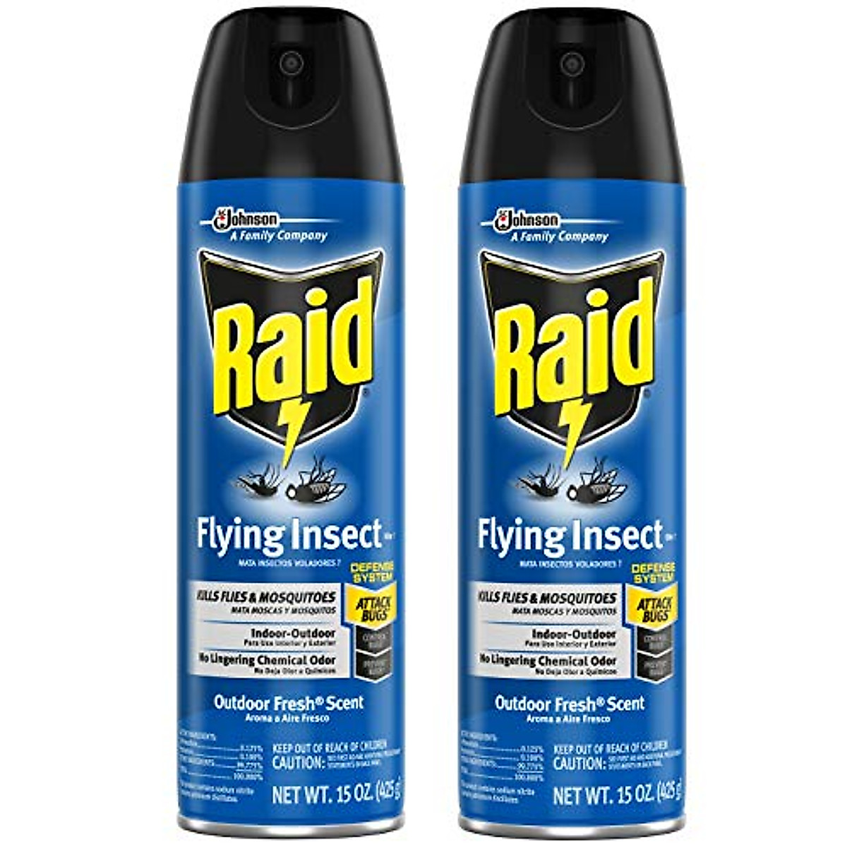 Raid Flying Insect Killer (15 Ounce (Pack of 2))