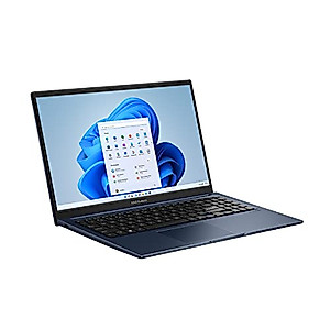 ASUS Vivobook 15 Laptop, 15.6” FHD (1920 x 1080) Display, Intel Core i3-1215U CPU, Intel UHD Graphics, 8GB RAM, 128GB SSD, Windows 11 Home in S Mode, Quiet Blue, F1504ZA-AS34