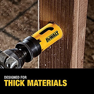 DEWALT Bi-Metal Hole Saw Kit for Wood, Metal and Plastic (D180001)