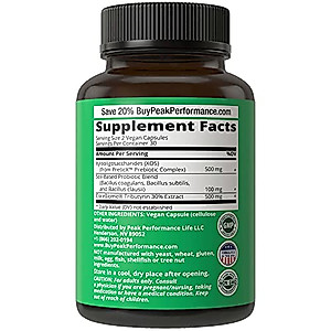 Synbiotic = Prebiotic + Probiotic + Postbiotic 3-in-1 Supplement with Clinically Tested Ingredients. Pre And Probiotics Plus Important Tributyrin Postbiotics For Gut. Vegan Capsules For Women + Men