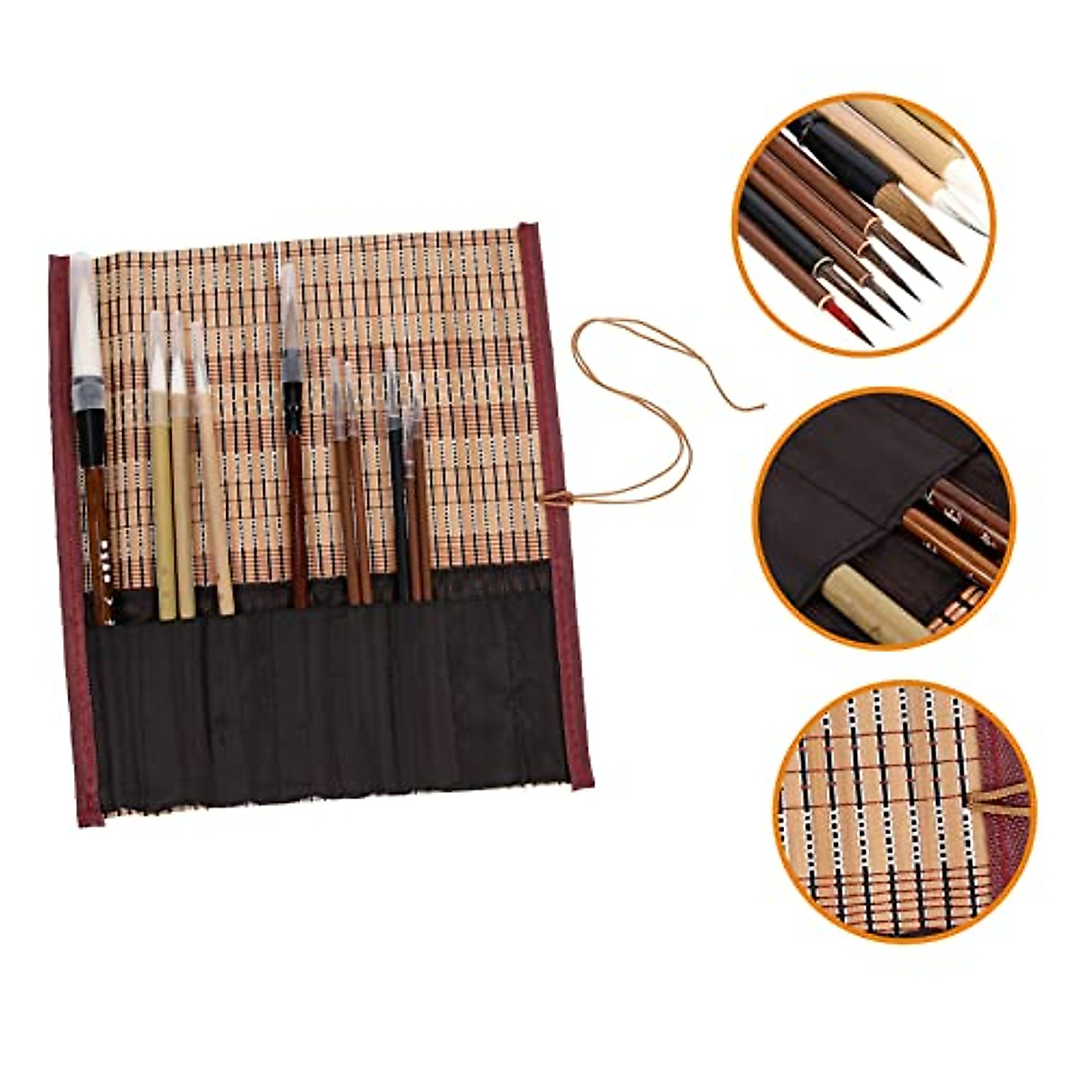 COHEALI 10pcs Brush Set Gift Set Water Color Pens Set Calligraphy Pen Set Japanese Brush Sumi Painting Drawing Brushes Bamboo Paint Brush Beginner Drawing Brush Birthday Gift Office Supply