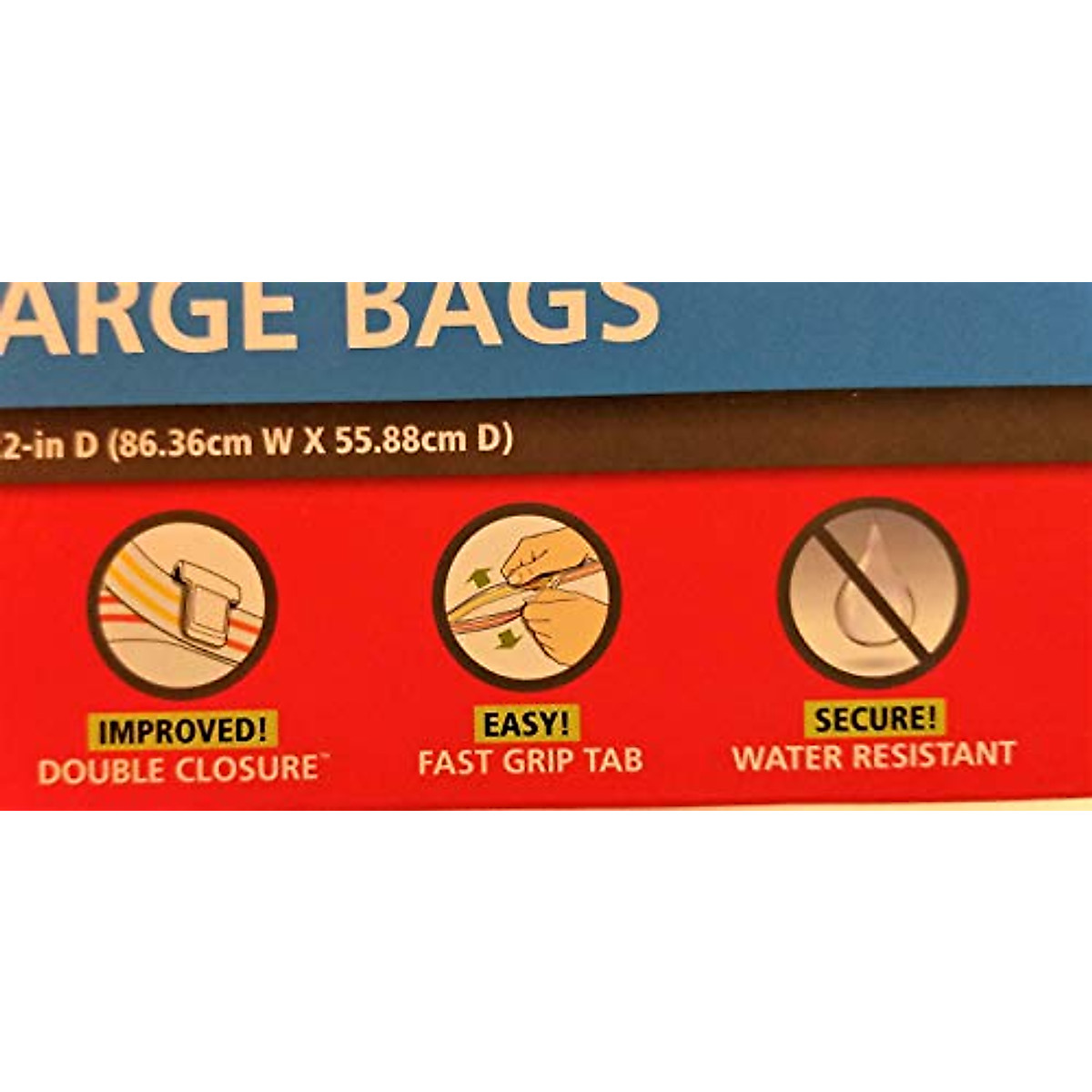 Hefty Vacuum Seal SHRINK-PAK BAG , 34" x 22", 2 Large Bags (Large)