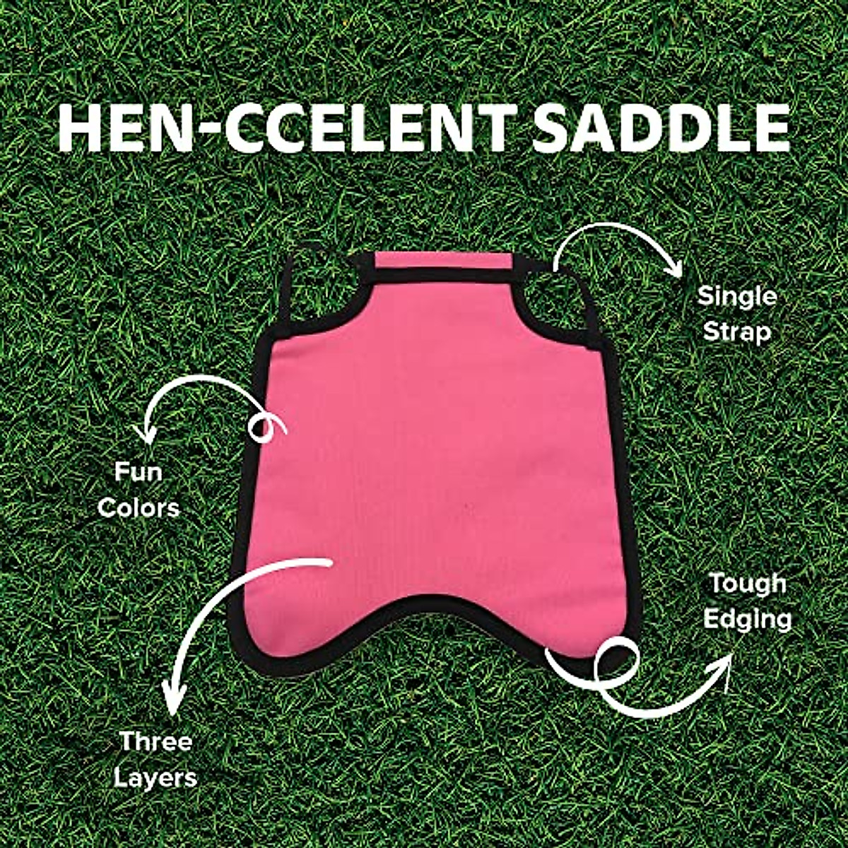Hen Saver Hen Apron/Saddle, Single Strap, X-Large, Awareness Pink