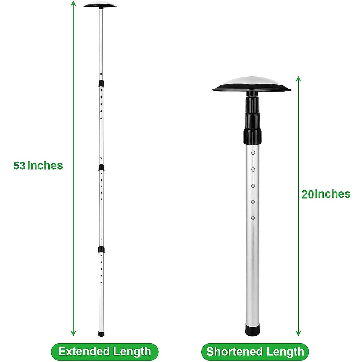 MNKNENG Golf Travel Bag Support Rod Pole Oversized Stiff Arm for Golf Travel Bag Telescoping Aluminum Alloy Golf Stiff Arm Anti-Impact Golf Club Travel Protector Stick