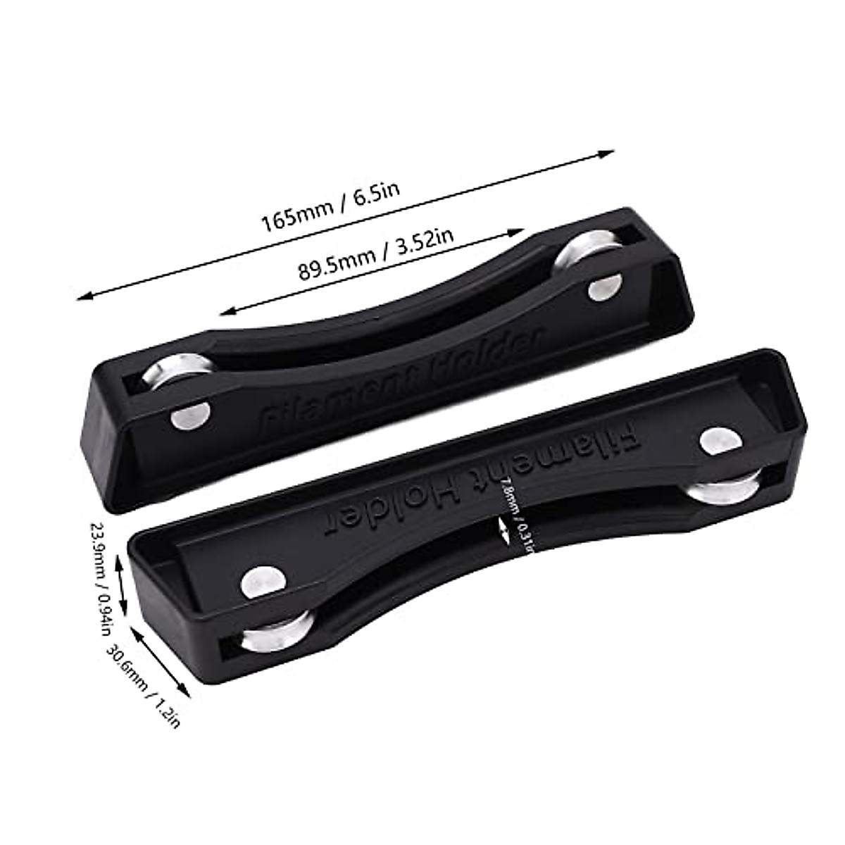 2Pcs 3D Printer Filament Spool Holder ABS Rolls Stand Holder with Bearing Adjustable for PLA ABS Rolls