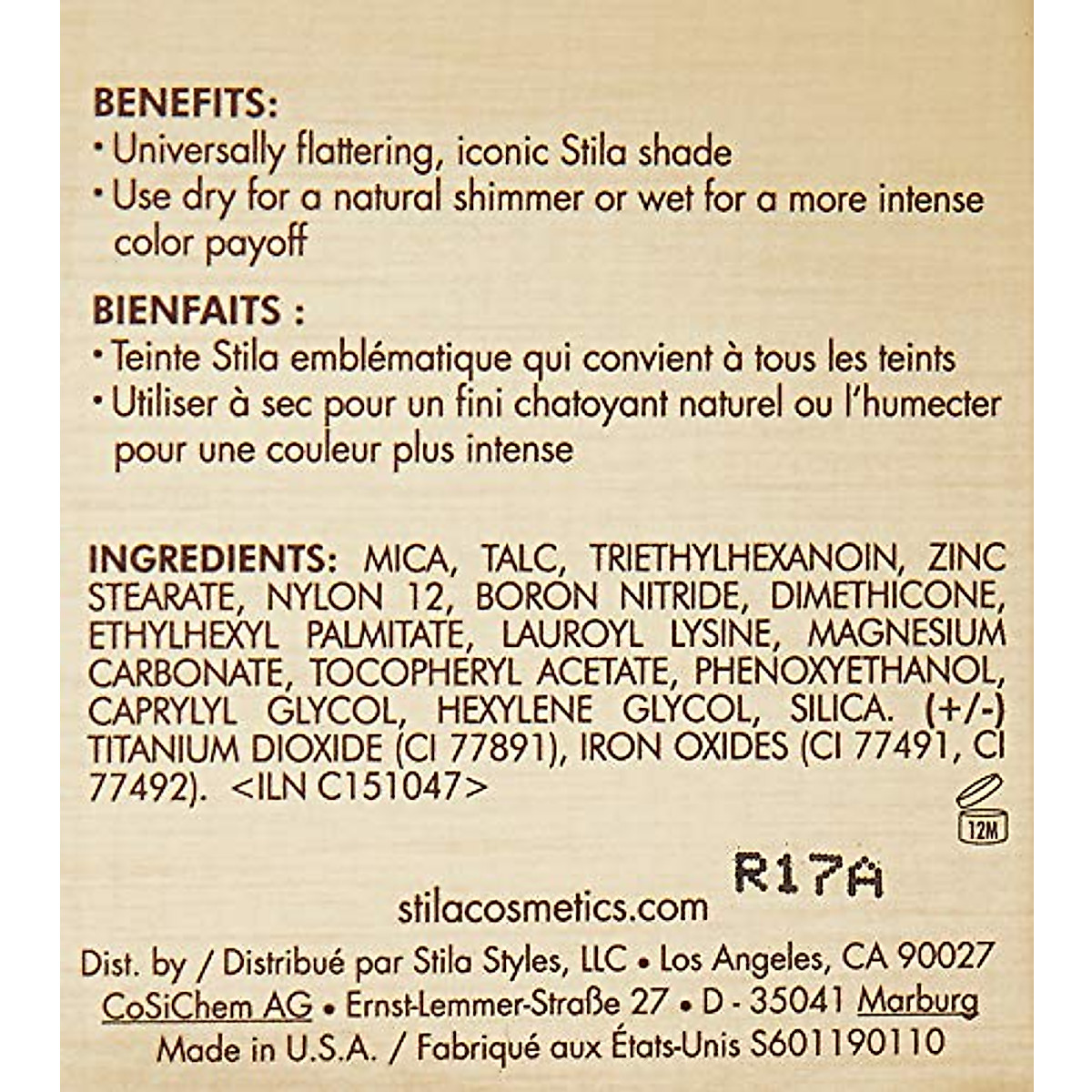 stila Eye Shadow Compact, Kitten, 0.09 oz