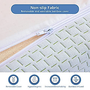 Twin Mattress, 6 inch Twin Size Memory Foam Mattresses in a Box Cooling Gel Mattress for Kids Bunk Trundle Bed Daybed, Medium Firm