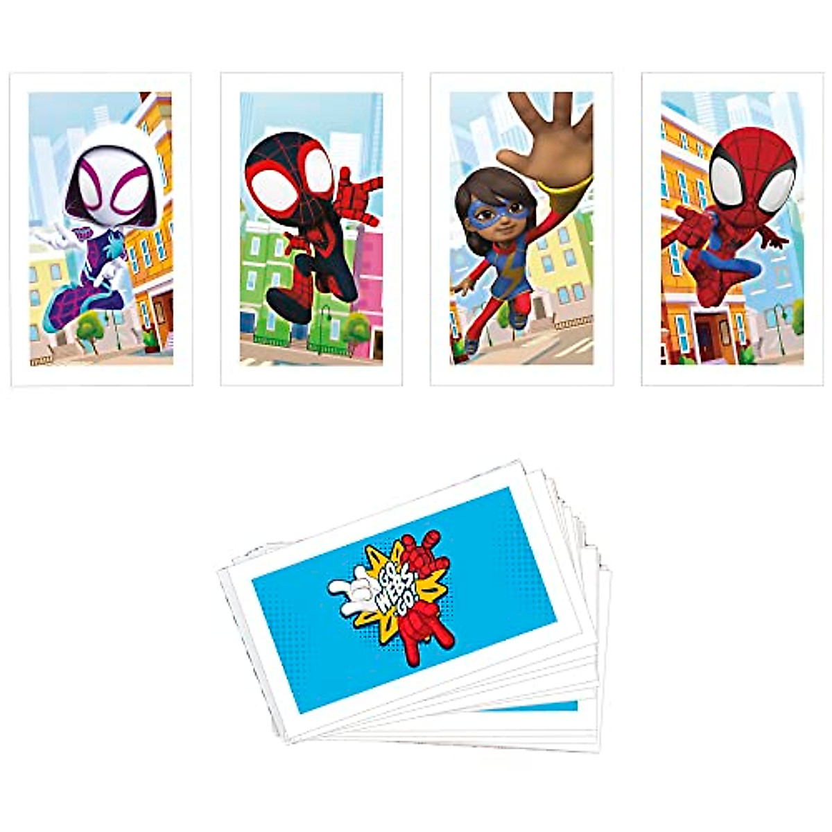 Hasbro Gaming Monopoly Junior: Marvel Spidey and His Amazing Friends Edition Board Game for Kids Ages 5+,with Artwork from The Animated Series,Kids Board Games
