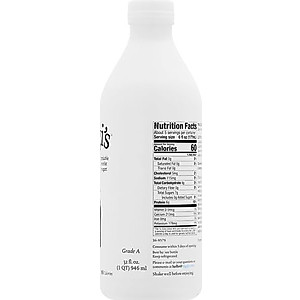 siggi’s® Drinkable Nonfat Yogurt Filmjölk, Plain, 32 oz. – Only 2 Ingredients, 0% Milkfat