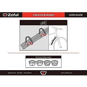ZEFAL Unisex's Croozer Road Clip-On Guard-Black, Size 28, 700c