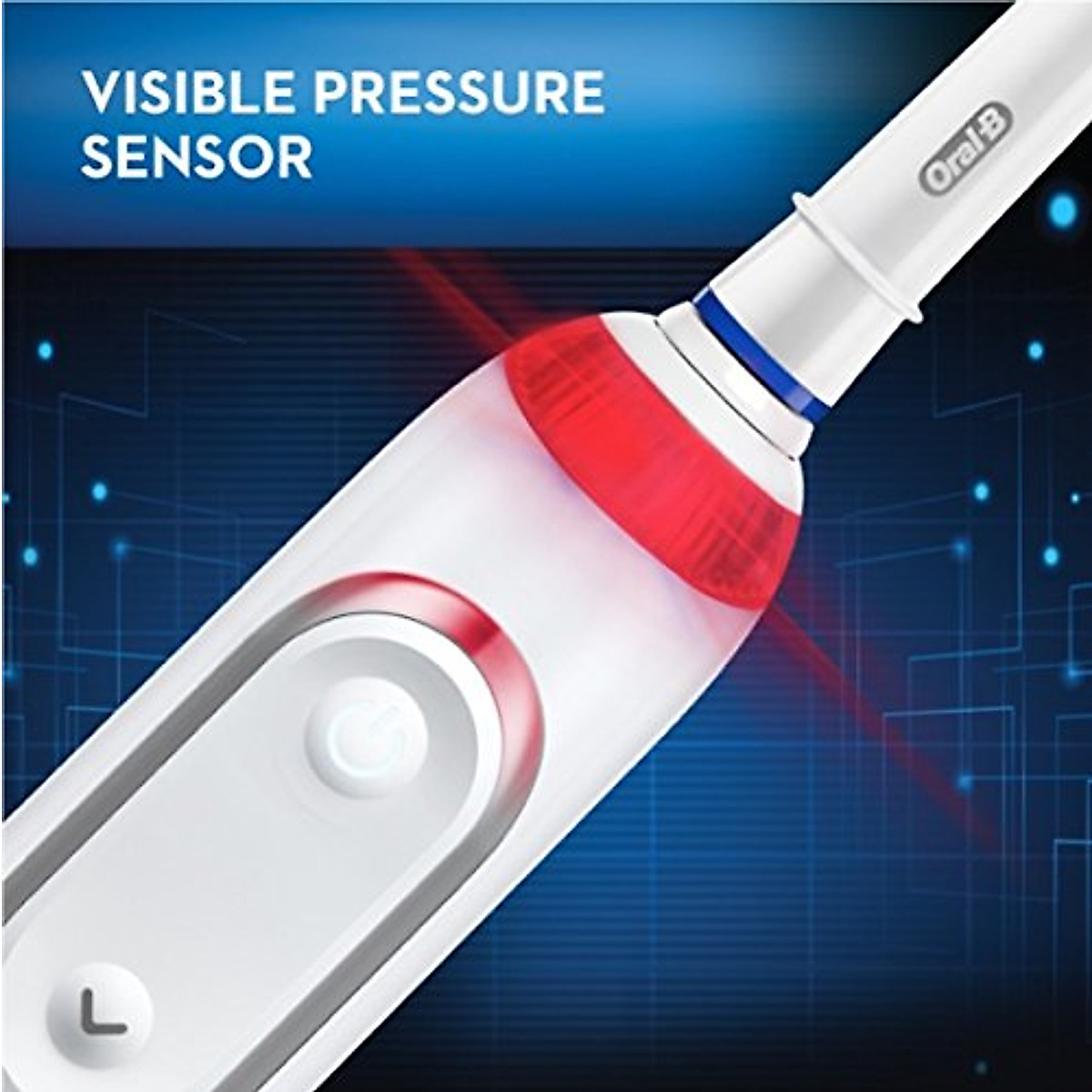 Oral-B 7500 Electric Toothbrush with Replacement Brush Heads and Travel Case, White