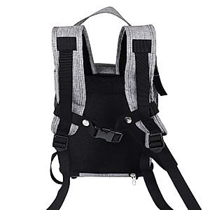 Yxmeiguo Lightweight Portable Oxygen Concentrator Backpack for G3 Unit, Breathable & Comfortable POC Carrying Bag with Mesh Panels, Water Resistant Oxygen Backpack (GRAY)