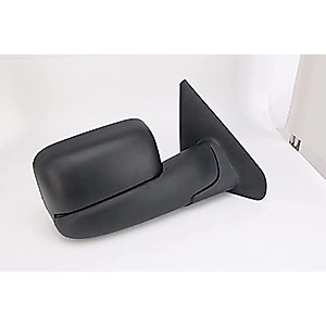PZ TOWING MIRROR Replacement Fit For 2002-2009 RAM PAIR POWERED HEATED Without SIGNAL BLACK