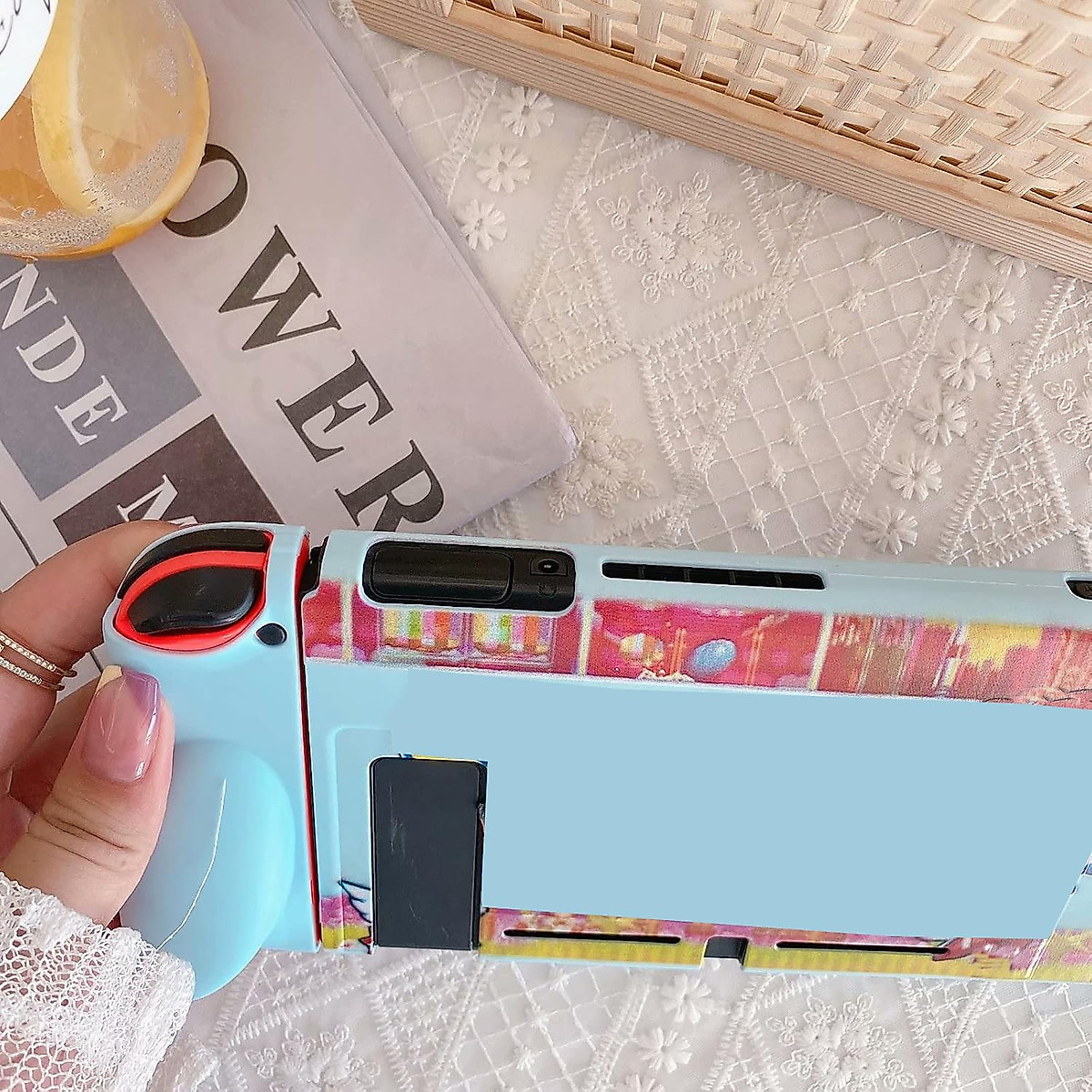 Protective Case for Switch, Cartoons Anime Cute Soft TPU Case Cover for Handheld Video Game Controller for Nintendo Switch - (Hedgehog)