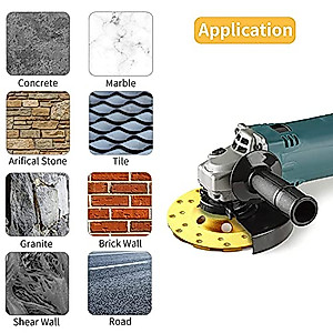 3pc-4 Inch Concrete Stone Ceramic Turbo Diamond Grinding Cup Wheel,12 Segs Heavy Duty Angle Grinder Wheels for Angle Grinder (3pcs)