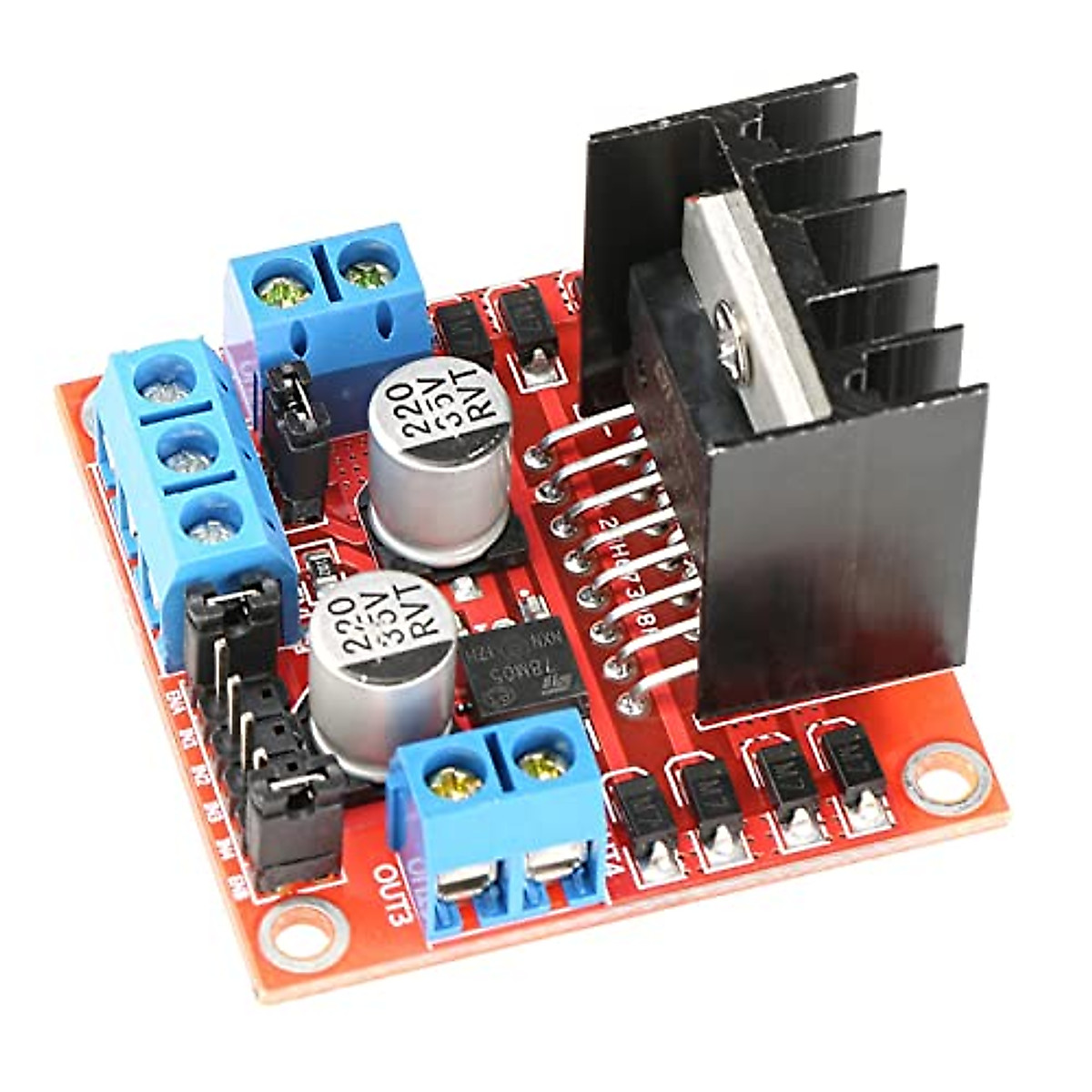 Ozgkee 1pc L298N Module H Bridge Driver Board Module for Stepper Motor Smart Car Robot