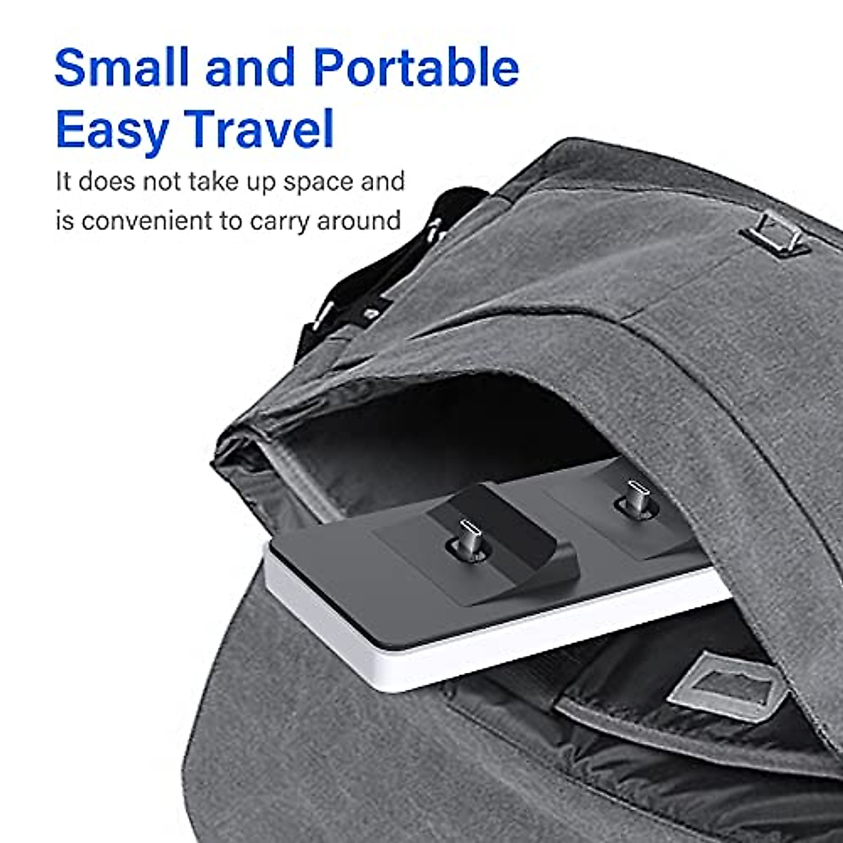 Davitu Electronics Video Games Replacement Parts - DOBE PS5 Dual Charging Dock for Sony Playstation 5 Wireless Controller Port Joystick Gamepad Fast Charger Stand Charging Base - (TP5-0505)