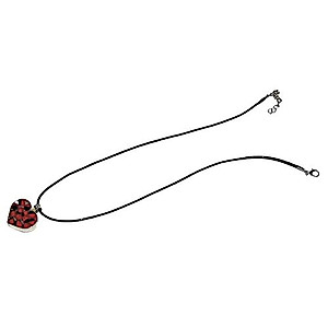 Beautiful Peruvian Huayruro Seeds Heart Shape Pendant