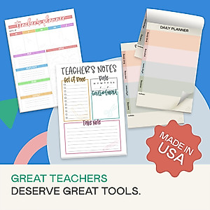 Teacher Notepad | Teacher Appreciation Gifts | Made in the USA (Teacher Notepad)…