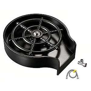 Zamazingoo Glass Rinser for Kitchen Sink, 2023 Newest Black Kitchen Faucet, Quick Cup Washer, High Pressure Cup Cleaner, Baby Bottle Washer for Home/Bar/Cafe/Restaurant, Matte Black