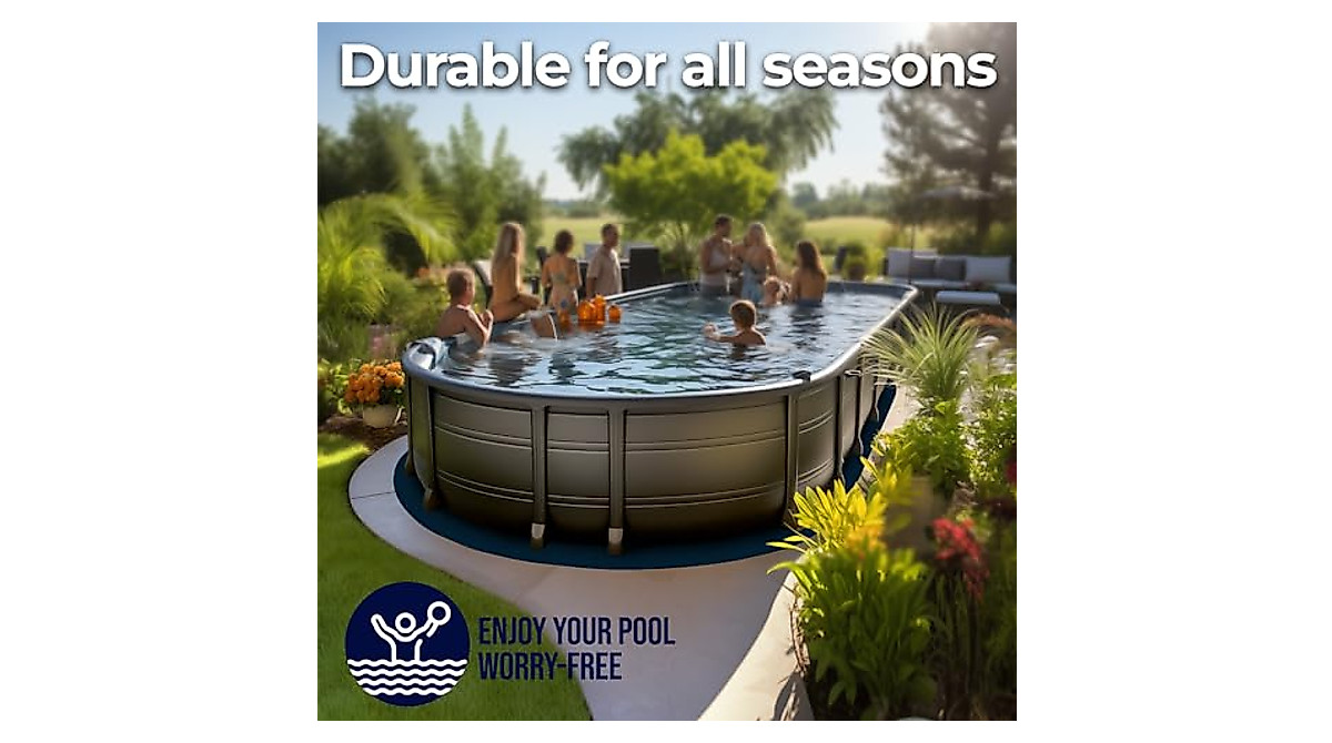 Durable 15-Foot Pool Liner Pad for Above-Ground Pools