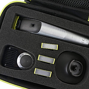 Khanka Hard Travel Case Replacement for Philips Norelco Oneblade QP6520/70 Pro Hybrid Electric Trimmer and Shaver