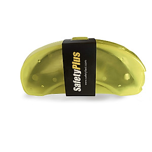 SafetyPlus Anti-Fog Safety Glasses (Clear Lens) SPG801CL-AF, ANSI Z87.1, Scratch Resistant, Wrap Around Lens, Adjustable Temple & Hinges, UV Protection, Case & Strap Included