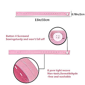 Elastic Band with Buttonholes, 30Pcs Closet Organizer for Bed Sheet, Clothes Organization System for Drawer, Blanket Storage Band, Wardrobe Space Saver for Bedding Comforter Sweater Towel (30PCS)