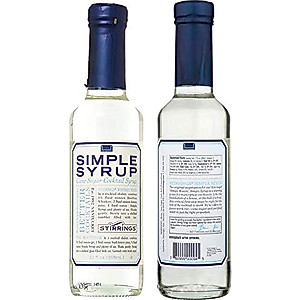 Stirrings Pure Cane Simple Syrup Cocktail Mixer - Excellent Flavoring for Coffee, Tea, and Baking | Pack of (3) | Pure, Natural, and Free of Harmful Preservatives