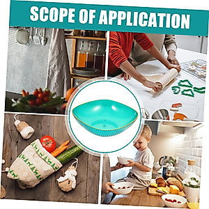 Fish Bowl Home Entertaining Fruit Bowl Plastic Dessert Bowls Large Serving Bowl with Gold Trim Fruit Basket Vegetable Bowl Snack Candy Bowl Dried Fruit Tray for Kitchen Candy Dish