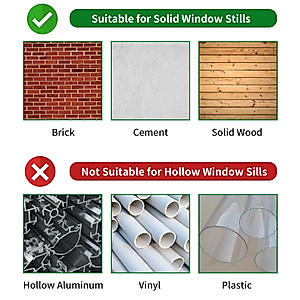 Foozet Window Air Conditioner Support Bracket , Window AC Bracket Light Duty , Window AC Support Up to 85 lbs