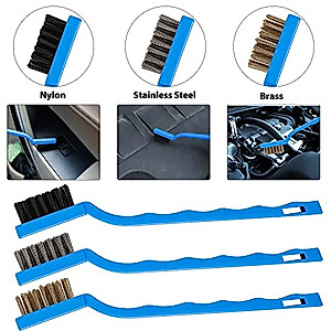 25PCS Car Detailing Brush Kit, Cleaning Detail Brushes Set with Car Dash Duster Brush, Car Cleaning Supplies Interior Exterior Brushes Kit (Wash Mitt, Towels, Polishing Pads, Cleaning Gel and Sponge)