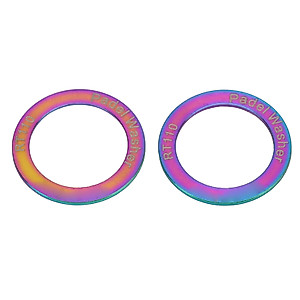 16mm Bike Pedal Extender, Alloy Cycling Pedals Adapters Bike Pedal Extension Shaft for Mountain Road Bike(Colorful)