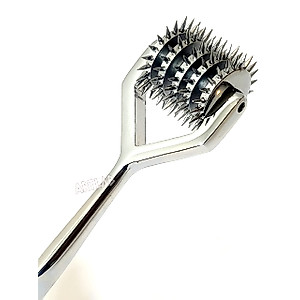 ArTLaB-Premium German Wartenberg Neuro Pinwheel Diagnostic Instrument Sensory Wartenberg Pinwheel 1,3.5,7 Head Strong Wheel Stainless Steel Nerve Tester (5 Head)