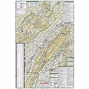 Massanutten and Great North Mountains Map [George Washington National Forest] (National Geographic Trails Illustrated Map, 792)