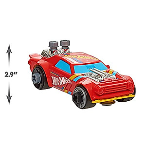 Hot Wheels Ready-to-Race Car Builder Set, Night Shifter Vehicle, 29 Pieces Toy Car Construction Set, Mechanic Role-Play, Kids Toys for Ages 3 Up by Just Play