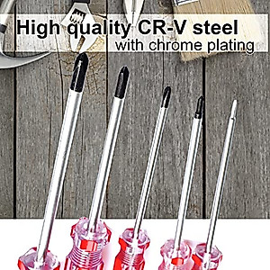 Triwing Screwdriver Set 5 Sizes 1.5mm 2mm 3mm 4mm 5mm, SKZIRI 5in1 3 Point Screwdriver Kit Magnetic Point Y Shaped Tri Point Tip Screwdriver Set