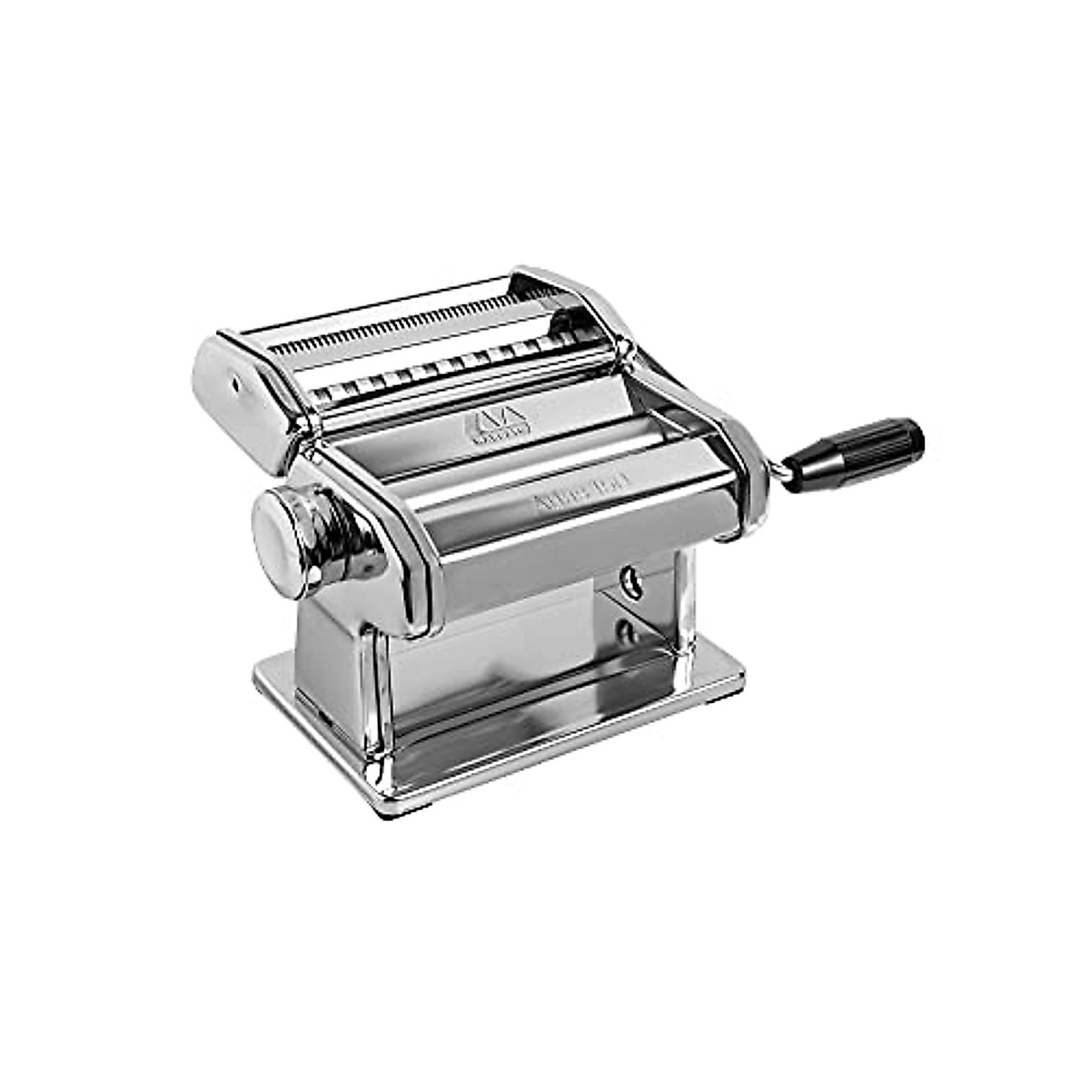 MARCATO Atlas 150 Pasta Machine, Made in Italy, Includes Cutter, Hand Crank, and Instructions, 150 mm, Stainless Steel