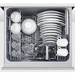 DD24DCTX9N 24"" Energy Star Built-In Tall Double DishDrawer with 14 Place Settings 15 Wash Programs 2 Cutlery Baskets and Child Lock in Stainless Steel