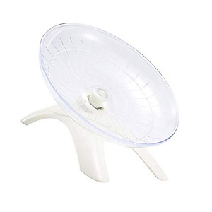 POPETPOP Hamster Pet Flying Saucer Exercise Wheel Toy Spinner for Gerbil Rat Chinchillas Guinea Pig Squirrel Small Animal