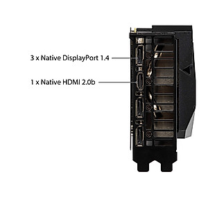 ASUS GeForce RTX 2080 Super Overclocked 8G GDDR6 Dual-Fan EVO V2 Edition VR Ready HDMI DisplayPort 1.4 Graphics Card (DUAL-RTX2080S-O8G-EVO-V2)