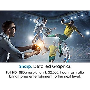 Optoma HD39DARBEE 1080p High Performance Home Theater Projector | Darbee Image Processor for Super Sharp Movies and Games | Bright 3500 Lumens | Large 1.6 Zoom and Vertical Keystone