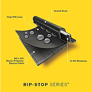 Char-Broil 3-4 Burner Large Rip-Stop Grill Cover(Black)