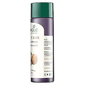 Biotique Walnut Bark Volumizing Shampoo For Fine & Thinning Hair 190 ml/ 6.42 Oz. I Makes Hair Healthy, Silky, Shiny And Pure Natural Black I Musk Root Soap Nut And Black Malya Flowers