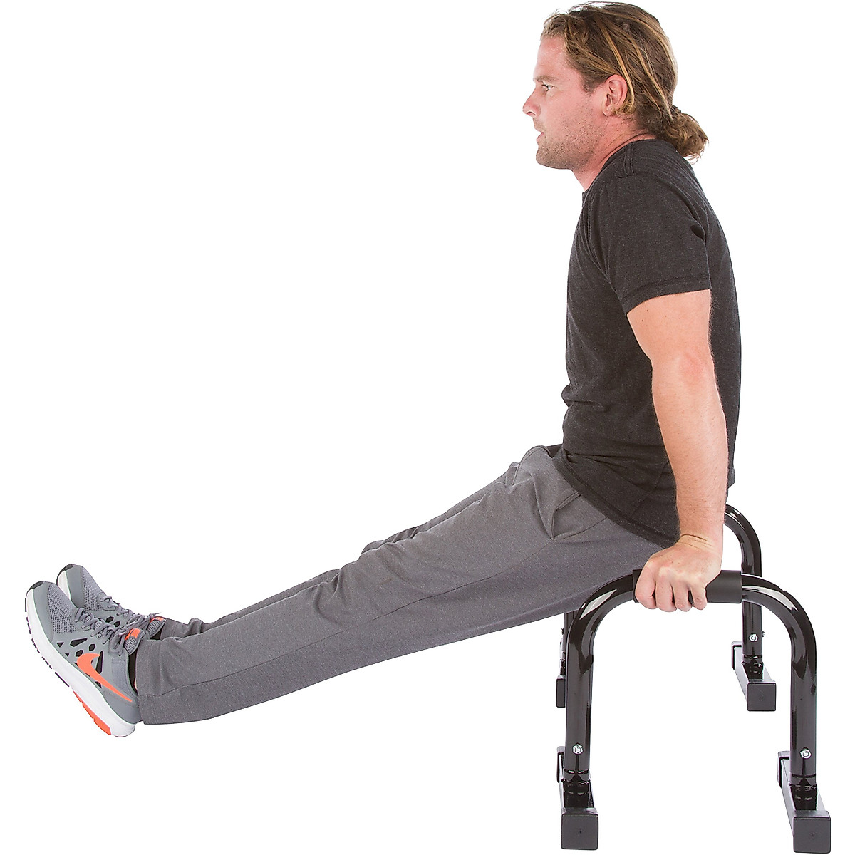 Trademark Innovations 14" Body Press, Dip, Push Up Bar Paralettes - Set of 2