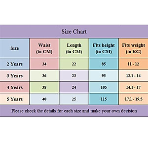 Skhls Training Pants Underwear for Toddler Girls Potty Training Floral Print Multipack, 6 Pack 5T