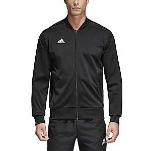 adidas Men's Condivo 18 Polyester Jacket Black/White Small