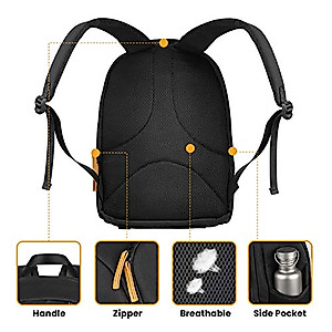 TARION Camera Backpack Waterproof Camera Bag Large Capacity Camera Case Photography Backpack with 15 Inch Laptop Compartment Rain Cover for Men Women Photographer DSLR SLR Cameras Lens Tripod