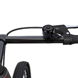 Paliston Bike Bell Bicycle Bell Crisp Sound for Adults Kids Boys Girls Black